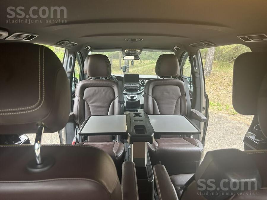 Pelēks Mercedes-Benz V 250 2015 Rīga, ar dzinēja tilpumu 2.20 L un nobraukumu 193 tūkst. km par 26800 €, foto 18 vietnē AUTOMOTO.COM.LV
