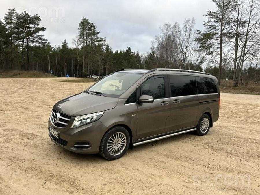 Pelēks Mercedes-Benz V 250 2015 Rīga, ar dzinēja tilpumu 2.20 L un nobraukumu 0 tūkst. km par 23500 €, foto 1 vietnē AUTOMOTO.COM.LV