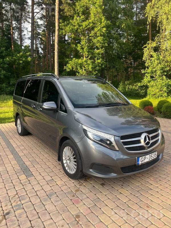 Pelēks Mercedes-Benz V 250 2018 Rīga, ar dzinēja tilpumu 2.20 L un nobraukumu 332 tūkst. km par 25750 €, foto 2 vietnē AUTOMOTO.COM.LV