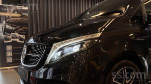 Grey Mercedes-Benz V 250 2021 in Riga, with an engine capacity of 2.00 L and mileage of 109 thousand km for 46990 €, photo 29 on AUTOMOTO.COM.LV