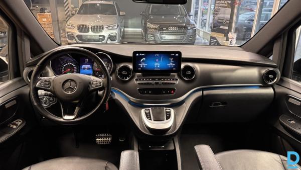 Grey Mercedes-Benz V 250 2021 in Marupe, with an engine capacity of 2.00 L and mileage of 109 thousand km for 47990 €, photo 11 on AUTOMOTO.COM.LV