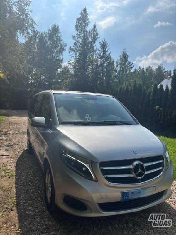 Grey Mercedes-Benz V 250 2015 in Jonava, with an engine capacity of 2.10 L and mileage of 270 thousand km for 25000 €, photo 7 on AUTOMOTO.COM.LV