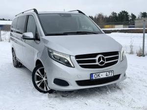 Grey Mercedes-Benz V 250 2016 in Riga, with an engine capacity of 2.10 L and mileage of 243 thousand km for 25995 €, photo  on AUTOMOTO.COM.LV