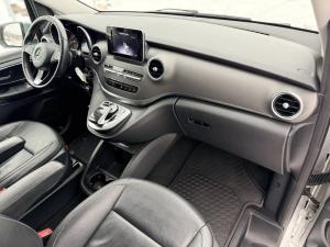 Grey Mercedes-Benz V 250 2016 in Riga, with an engine capacity of 2.10 L and mileage of 243 thousand km for 25995 €, photo 16 on AUTOMOTO.COM.LV