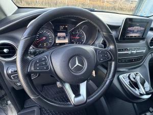 Grey Mercedes-Benz V 250 2016 in Riga, with an engine capacity of 2.10 L and mileage of 243 thousand km for 25995 €, photo 20 on AUTOMOTO.COM.LV
