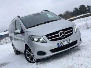 Grey Mercedes-Benz V 250 2016 in Riga, with an engine capacity of 2.10 L and mileage of 243 thousand km for 25995 €, photo 32 on AUTOMOTO.COM.LV