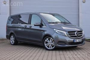 Grey Mercedes-Benz V 250 2016 in Riga, with an engine capacity of 2.20 L and mileage of 280 thousand km for 19995 €, photo 5 on AUTOMOTO.COM.LV