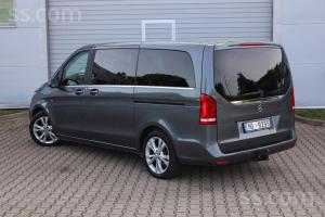 Grey Mercedes-Benz V 250 2016 in Riga, with an engine capacity of 2.20 L and mileage of 280 thousand km for 19995 €, photo 6 on AUTOMOTO.COM.LV