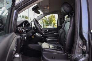 Grey Mercedes-Benz V 250 2016 in Riga, with an engine capacity of 2.20 L and mileage of 280 thousand km for 19995 €, photo 10 on AUTOMOTO.COM.LV
