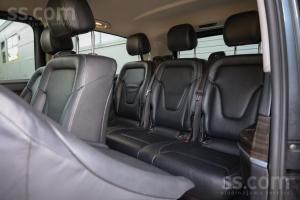 Grey Mercedes-Benz V 250 2016 in Riga, with an engine capacity of 2.20 L and mileage of 280 thousand km for 19995 €, photo 16 on AUTOMOTO.COM.LV