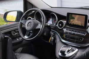 Grey Mercedes-Benz V 250 2016 in Riga, with an engine capacity of 2.20 L and mileage of 280 thousand km for 19995 €, photo 21 on AUTOMOTO.COM.LV