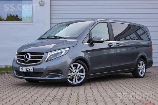 Mercedes-Benz V 250 2016 in Riga on AUTOMOTO.COM.LV Grey Mercedes-Benz V 250 2016 in Riga, with an engine capacity of 2.20 L and mileage of 280 thousand km for 19995 €, photo 1 on AUTOMOTO.COM.LV