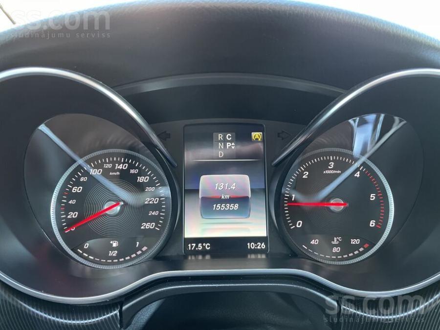 Grey Mercedes-Benz V 250 2017 in Talsi, with an engine capacity of 2.10 L and mileage of 155 thousand km for 21500 €, photo 16 on AUTOMOTO.COM.LV