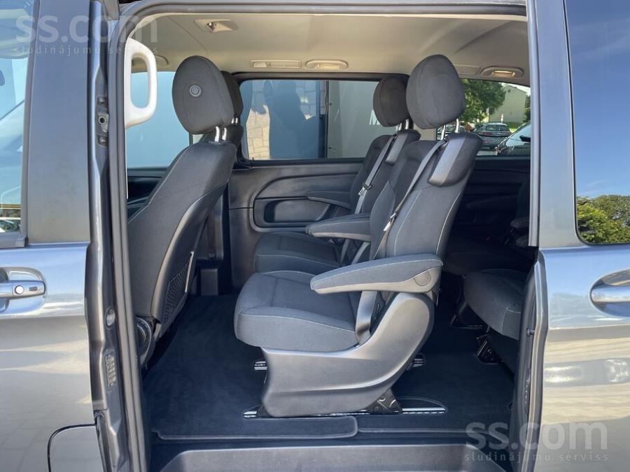 Grey Mercedes-Benz V 250 2017 in Talsi, with an engine capacity of 2.10 L and mileage of 155 thousand km for 21500 €, photo 26 on AUTOMOTO.COM.LV