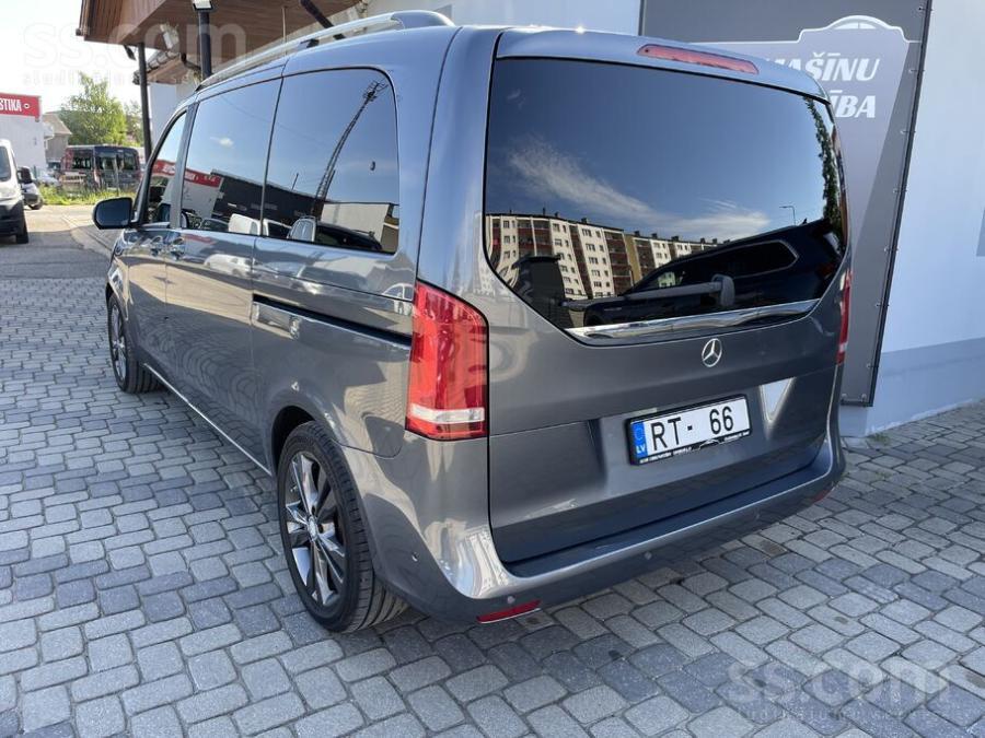 Grey Mercedes-Benz V 250 2017 in Talsi, with an engine capacity of 2.10 L and mileage of 155 thousand km for 21500 €, photo 31 on AUTOMOTO.COM.LV