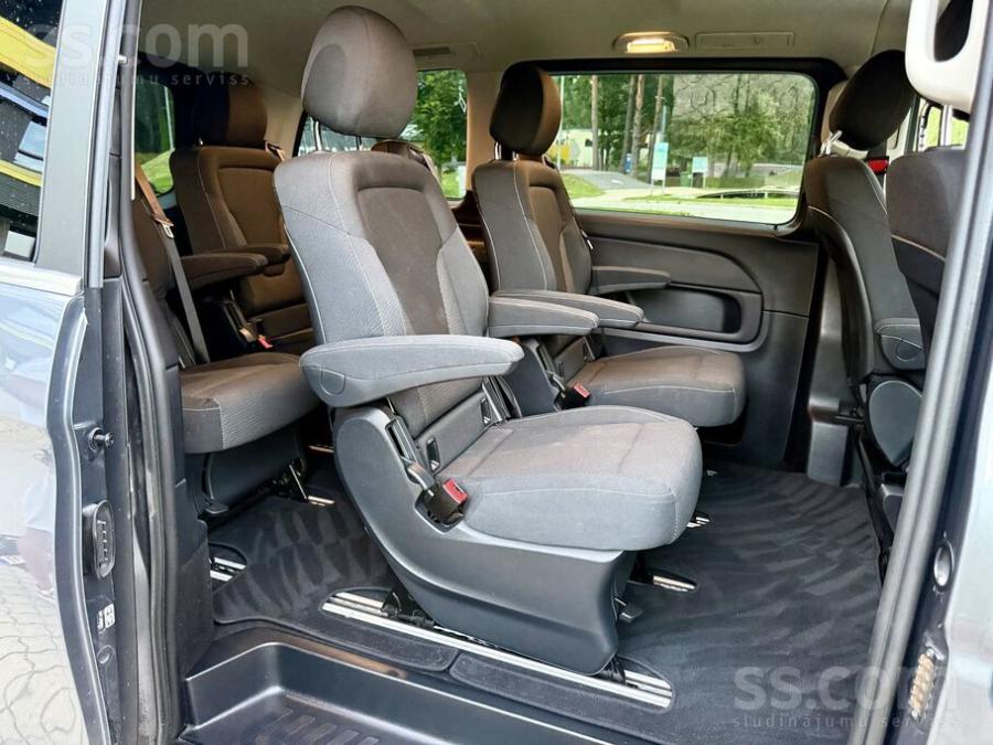 Pelēks Mercedes-Benz V 250 2017 Rīga, ar dzinēja tilpumu 2.10 L un nobraukumu 0 tūkst. km par 18850 €, foto 16 vietnē AUTOMOTO.COM.LV