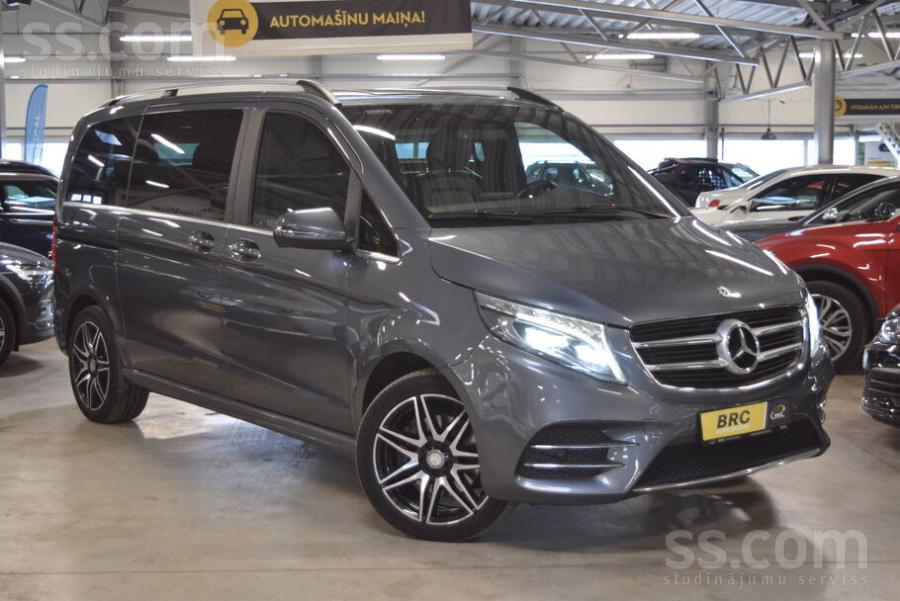 Pelēks Mercedes-Benz V 250 2018 Rīga, ar dzinēja tilpumu 2.20 L un nobraukumu 138 tūkst. km par 28900 €, foto 1 vietnē AUTOMOTO.COM.LV
