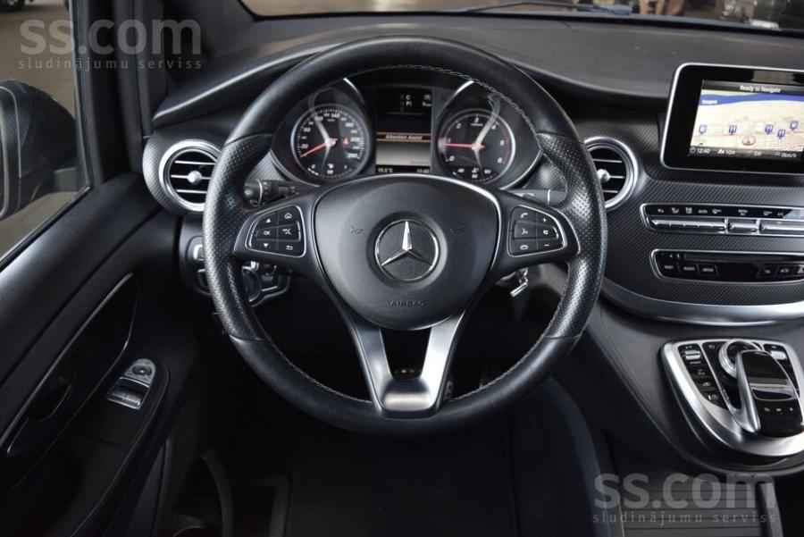 Pelēks Mercedes-Benz V 250 2018 Rīga, ar dzinēja tilpumu 2.20 L un nobraukumu 138 tūkst. km par 28900 €, foto 12 vietnē AUTOMOTO.COM.LV