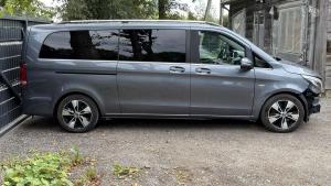 Grey Mercedes-Benz V 250 2019 in Jonava, with an engine capacity of 1.95 L and mileage of 270 thousand km for 18500 €, photo 5 on AUTOMOTO.COM.LV