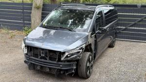 Grey Mercedes-Benz V 250 2019 in Jonava, with an engine capacity of 1.95 L and mileage of 270 thousand km for 18500 €, photo 8 on AUTOMOTO.COM.LV