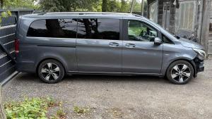 Grey Mercedes-Benz V 250 2019 in Jonava, with an engine capacity of 1.95 L and mileage of 270 thousand km for 18500 €, photo 13 on AUTOMOTO.COM.LV