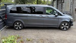 Grey Mercedes-Benz V 250 2019 in Jonava, with an engine capacity of 1.95 L and mileage of 270 thousand km for 15800 €, photo 13 on AUTOMOTO.COM.LV