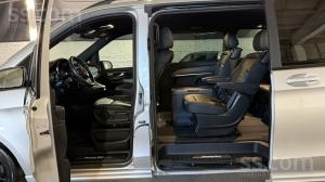 Grey Mercedes-Benz V 250 2022 in Riga, with an engine capacity of 2.00 L and mileage of 107 thousand km for 44900 €, photo 16 on AUTOMOTO.COM.LV