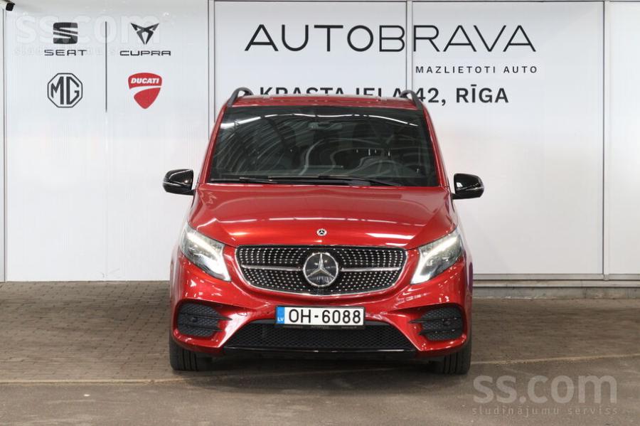 Sarkans Mercedes-Benz V 250 2023 Rīga, ar dzinēja tilpumu 2.00 L un nobraukumu 13 tūkst. km par 55990 €, foto 3 vietnē AUTOMOTO.COM.LV