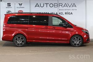 Sarkans Mercedes-Benz V 250 2023 Rīga, ar dzinēja tilpumu 2.00 L un nobraukumu 13 tūkst. km par 55990 €, foto 5 vietnē AUTOMOTO.COM.LV