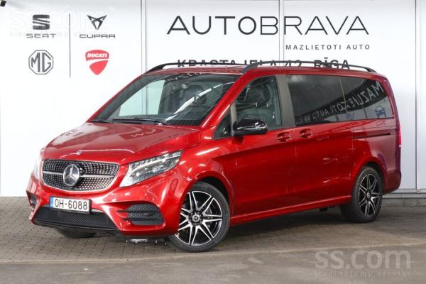 Mercedes-Benz V 250 2023 in Riga on AUTOMOTO.COM.LV Red Mercedes-Benz V 250 2023 in Riga, with an engine capacity of 2.00 L and mileage of 13 thousand km for 55990 €, photo 1 on AUTOMOTO.COM.LV