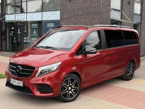 Red Mercedes-Benz V 250 2018 in Marijampole, with an engine capacity of 2.14 L and mileage of 85 thousand km for 43950 €, photo 38 on AUTOMOTO.COM.LV