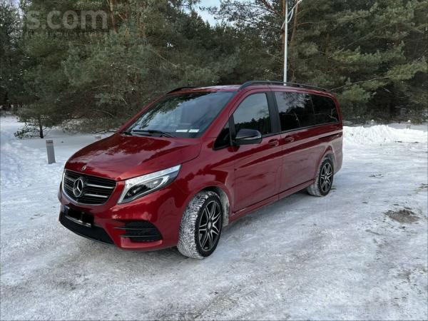 Sarkans Mercedes-Benz V 250 2018 Liepāja, ar dzinēja tilpumu 2.20 L un nobraukumu 170 tūkst. km par 35000 €, foto 1 vietnē AUTOMOTO.COM.LV