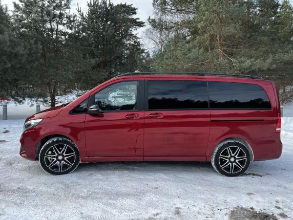 Sarkans Mercedes-Benz V 250 2018 Liepāja, ar dzinēja tilpumu 2.20 L un nobraukumu 170 tūkst. km par 35000 €, foto 2 vietnē AUTOMOTO.COM.LV