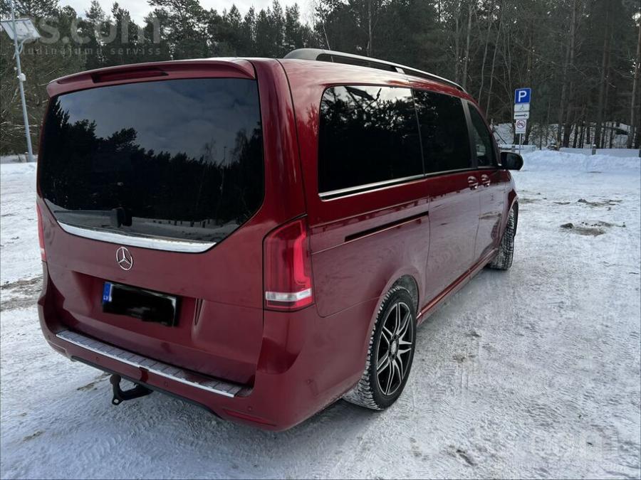 Sarkans Mercedes-Benz V 250 2018 Liepāja, ar dzinēja tilpumu 2.20 L un nobraukumu 170 tūkst. km par 35000 €, foto 4 vietnē AUTOMOTO.COM.LV