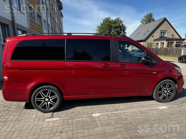 Sarkans Mercedes-Benz V 250 2018 Liepāja, ar dzinēja tilpumu 2.20 L un nobraukumu 170 tūkst. km par 33000 €, foto 4 vietnē AUTOMOTO.COM.LV