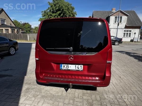 Sarkans Mercedes-Benz V 250 2018 Liepāja, ar dzinēja tilpumu 2.20 L un nobraukumu 170 tūkst. km par 33000 €, foto 5 vietnē AUTOMOTO.COM.LV