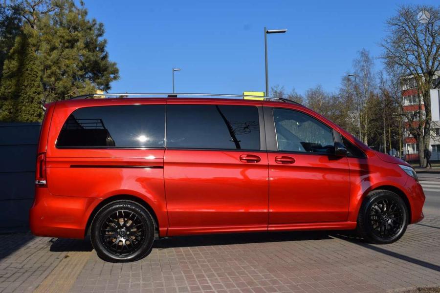 Sarkans Mercedes-Benz V 250 2018 Marijampole, ar dzinēja tilpumu 2.14 L un nobraukumu 88 tūkst. km par 39950 €, foto 6 vietnē AUTOMOTO.COM.LV