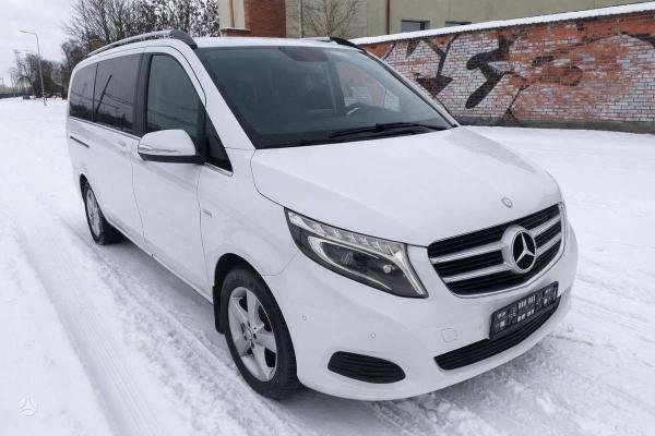 White Mercedes-Benz V 250 2014 in Siauliai, with an engine capacity of 2.10 L and mileage of 374 thousand km for 19500 €, photo 1 on AUTOMOTO.COM.LV