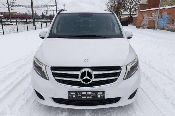 White Mercedes-Benz V 250 2014 in Siauliai, with an engine capacity of 2.10 L and mileage of 374 thousand km for 19500 €, photo 2 on AUTOMOTO.COM.LV