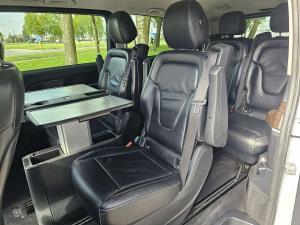 White Mercedes-Benz V 250 2016 in Marijampole, with an engine capacity of 2.14 L and mileage of 240 thousand km for 28900 €, photo 8 on AUTOMOTO.COM.LV