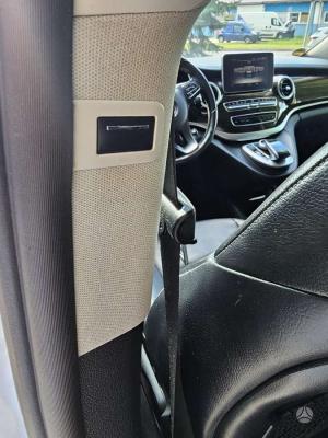 White Mercedes-Benz V 250 2016 in Marijampole, with an engine capacity of 2.14 L and mileage of 240 thousand km for 28900 €, photo 9 on AUTOMOTO.COM.LV