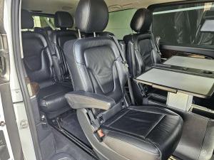 White Mercedes-Benz V 250 2016 in Marijampole, with an engine capacity of 2.14 L and mileage of 240 thousand km for 28900 €, photo 10 on AUTOMOTO.COM.LV