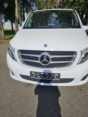 White Mercedes-Benz V 250 2016 in Marijampole, with an engine capacity of 2.14 L and mileage of 240 thousand km for 28900 €, photo 22 on AUTOMOTO.COM.LV