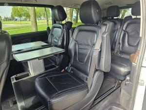 White Mercedes-Benz V 250 2016 in Marijampole, with an engine capacity of 2.14 L and mileage of 240 thousand km for 28900 €, photo 8 on AUTOMOTO.COM.LV