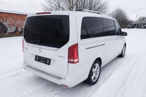 White Mercedes-Benz V 250 2017 in Siauliai, with an engine capacity of 2.00 L and mileage of 374 thousand km for 19500 €, photo 4 on AUTOMOTO.COM.LV