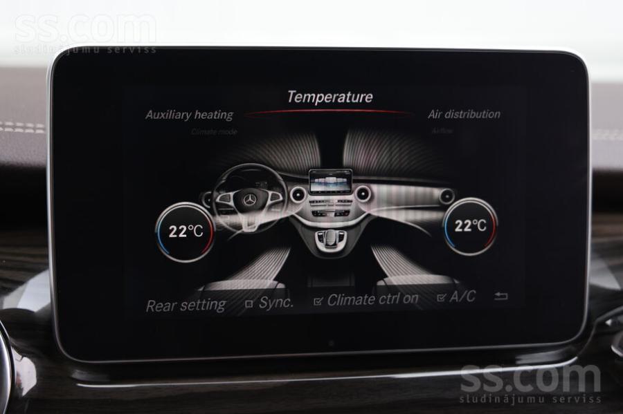 Balts Mercedes-Benz V 250 2014 Tukums, ar dzinēja tilpumu 2.20 L un nobraukumu 267 tūkst. km par 25500 €, foto 31 vietnē AUTOMOTO.COM.LV