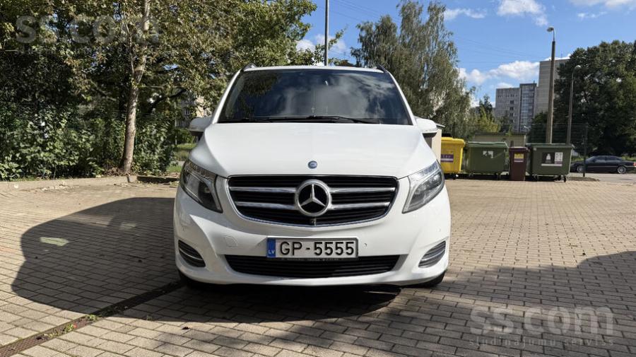Balts Mercedes-Benz V 250 2014 Rīga, ar dzinēja tilpumu 2.20 L un nobraukumu 221 tūkst. km par 24500 €, foto 4 vietnē AUTOMOTO.COM.LV