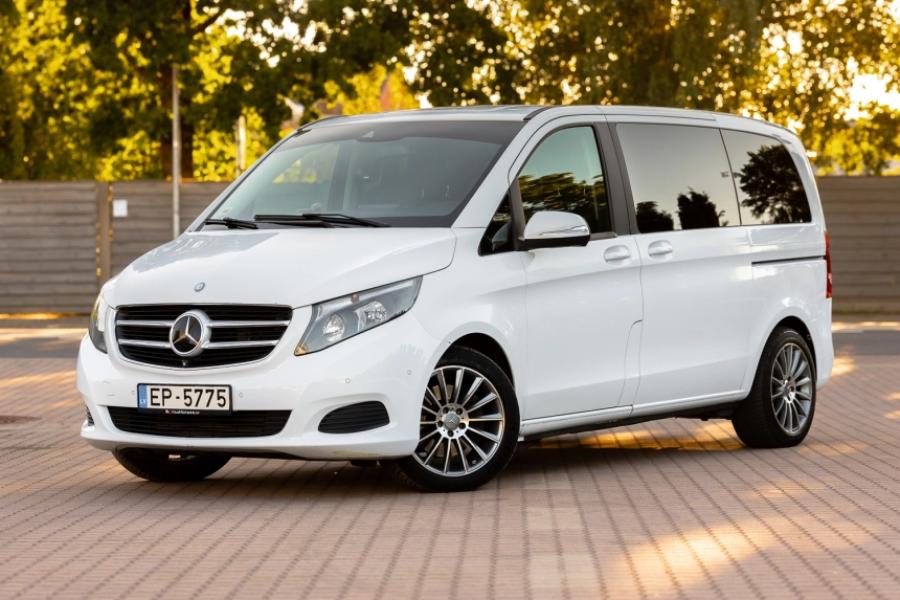 Balts Mercedes-Benz V 250 2015 Rīga, ar dzinēja tilpumu 2.20 L un nobraukumu 196 tūkst. km par 29490 €, foto 4 vietnē AUTOMOTO.COM.LV