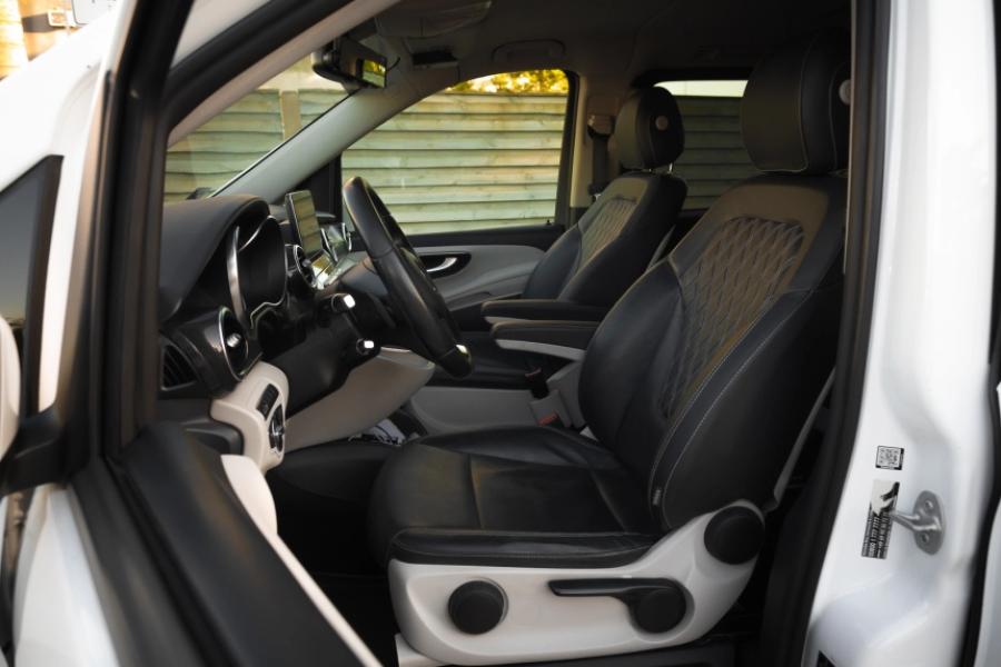 Balts Mercedes-Benz V 250 2015 Rīga, ar dzinēja tilpumu 2.20 L un nobraukumu 196 tūkst. km par 29490 €, foto 15 vietnē AUTOMOTO.COM.LV