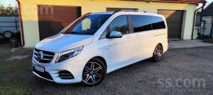 White Mercedes-Benz V 250 2016 in Daugavpils, with an engine capacity of 2.20 L and mileage of 325 thousand km for 40000 €, photo 1 on AUTOMOTO.COM.LV